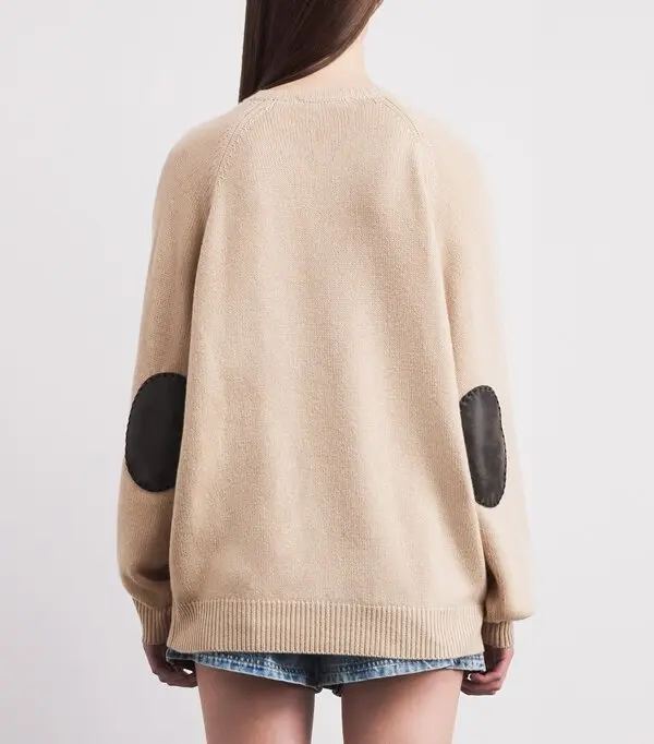 FRAME Cashmere Sweater With Patch Detail