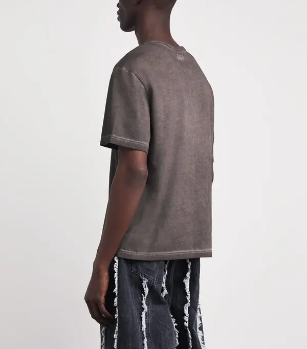 Séfr Cotton Mauro T-shirt - Brown