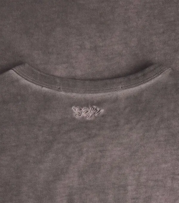 Séfr Cotton Mauro T-shirt - Brown