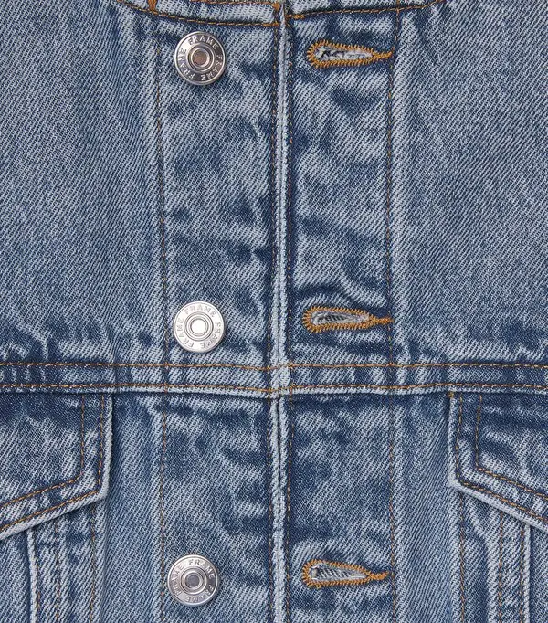 FRAME Nipped Denim Jacket - Blue