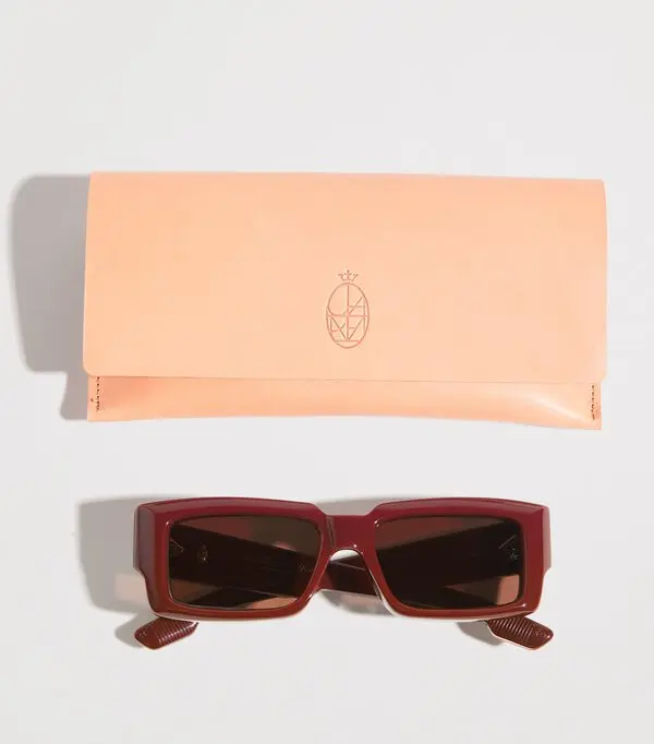JACQUES MARIE MAGE Quant Sunglasses - Red