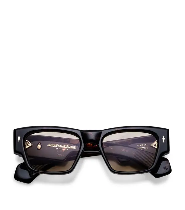 JACQUES MARIE MAGE Acetate Zimmerman Sunglasses - Brown