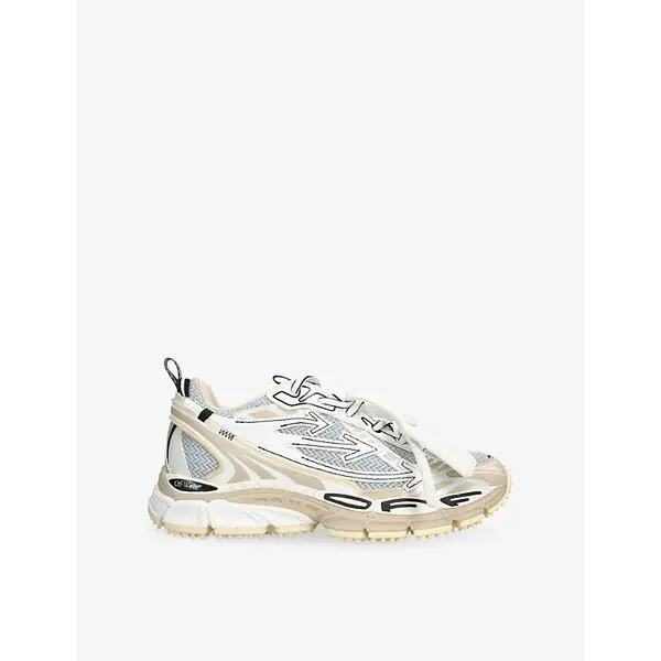 Off-White Be Right Back Woven Trainers - Grey Mixed