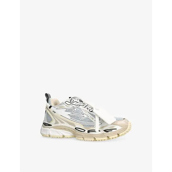 Off-White Be Right Back Woven Trainers - Grey Mixed