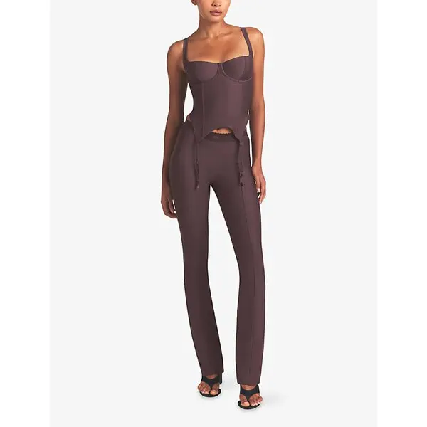 SKIMS High-waist Flare Jersey Trousers