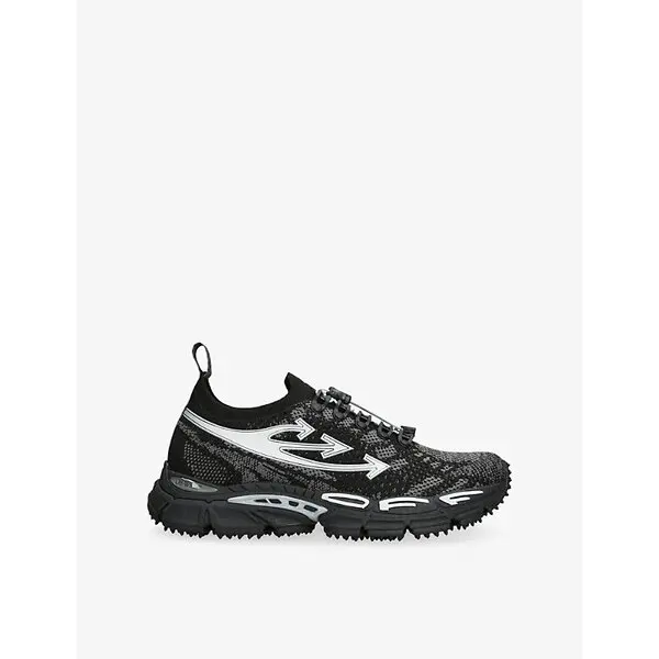 Off-White Be Right Back Woven Trainers - Black/comb