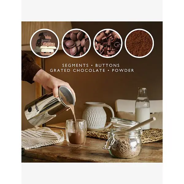 DUALIT Cocoatiser Hot Chocolate Maker 280ml - Chrome