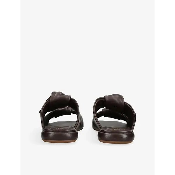 Officine Creative Suki Leather Sandals - Dark Brown