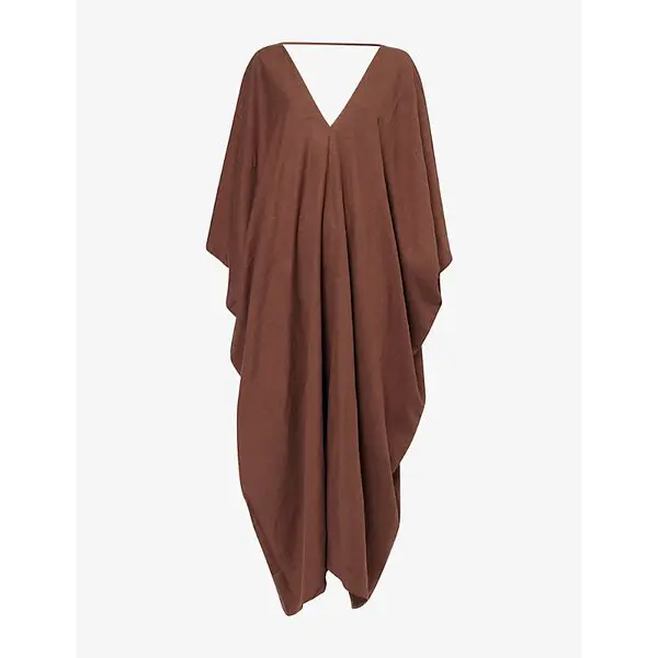 Second Summer Savanna Linen-blend Kaftan