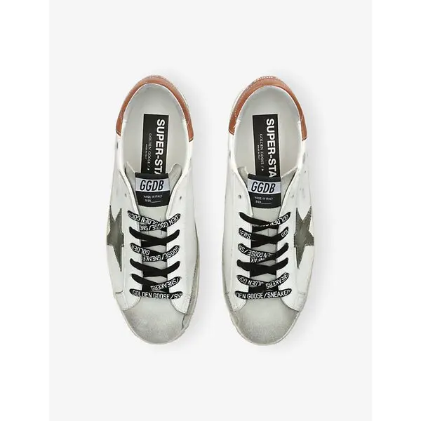 GOLDEN GOOSE Super Star Leather Trainers