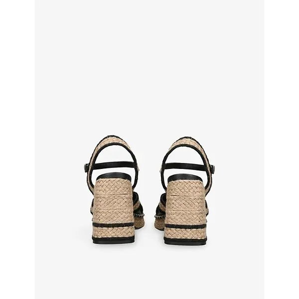 CastaÑer Vanish Heeled Espadrille Sandals - Beige Comb