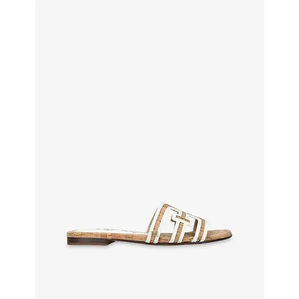 Sam Edelman Woven Bay Sandals - White/comb