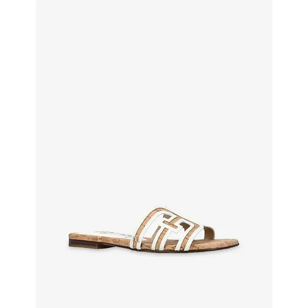 Sam Edelman Woven Bay Sandals - White/comb