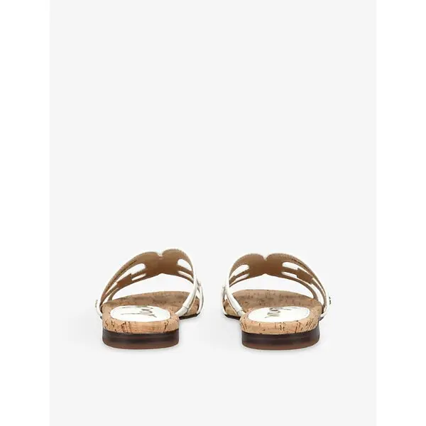 Sam Edelman Woven Bay Sandals - White/comb