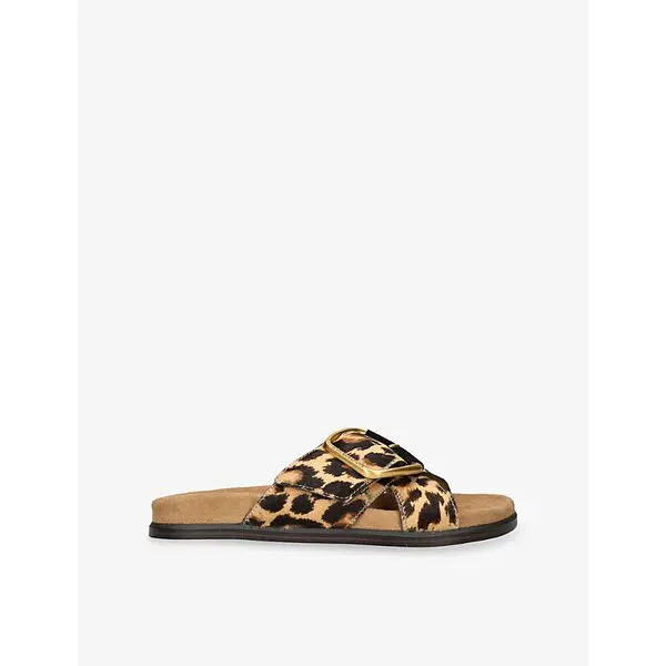 Sam Edelman Darla Leather Sandals - Black/comb