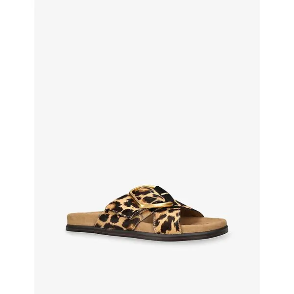 Sam Edelman Darla Leather Sandals - Black/comb