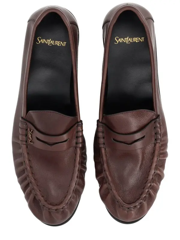 Saint Laurent Le Loafer Moccasin - Brown