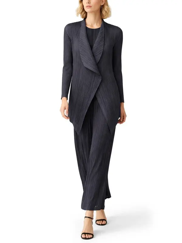 Issey Miyake Pleated Pantalone - Blue