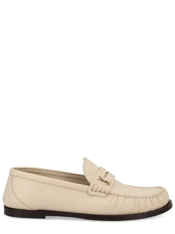 Saint Laurent Mocassino "laurent - Ivory