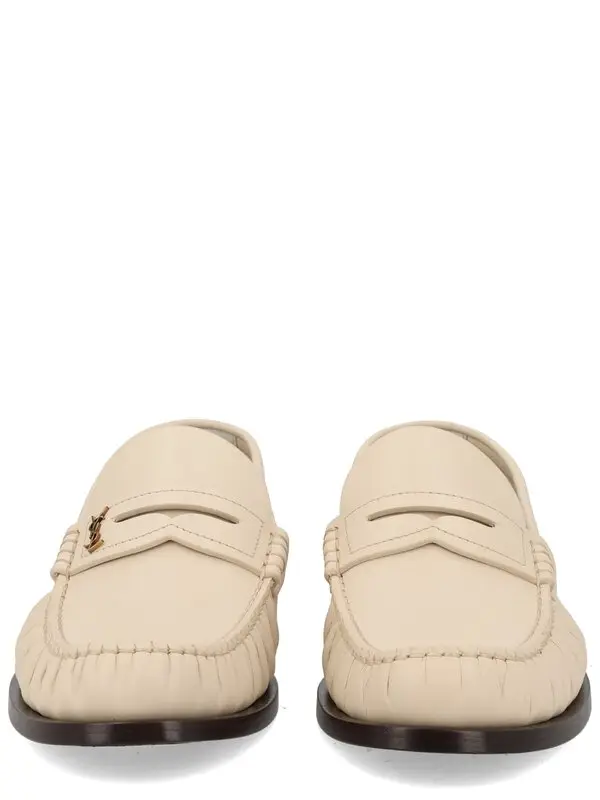 Saint Laurent Mocassino "laurent - Ivory