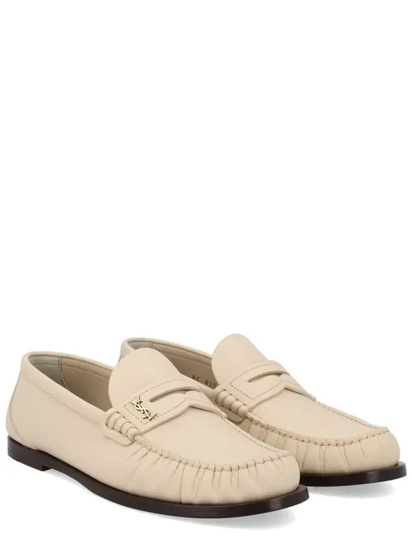 Saint Laurent Mocassino "laurent - Ivory
