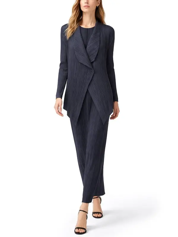 Issey Miyake Pleated Cardigan