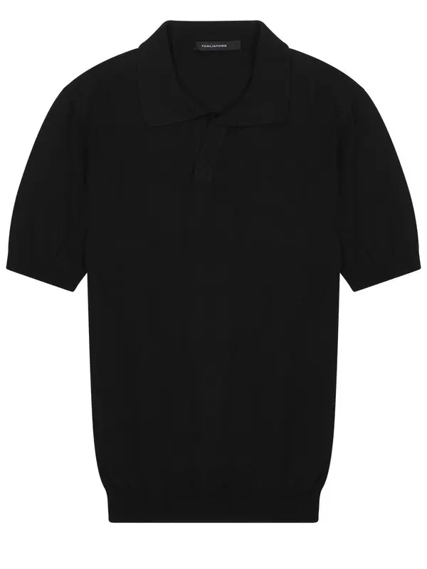 Tagliatore Polo In Cotone - Black