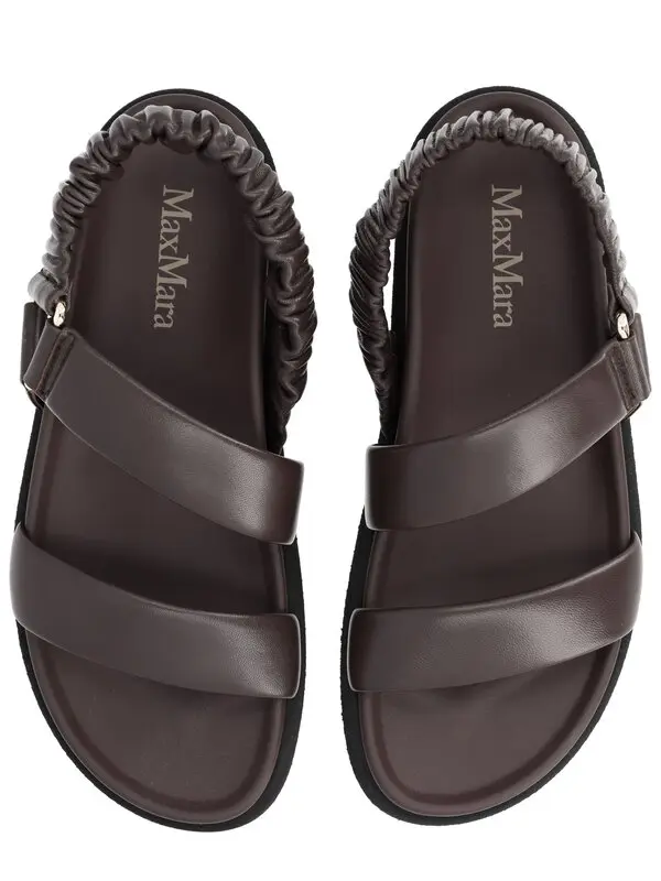 Max Mara Macro Sandals - Brown