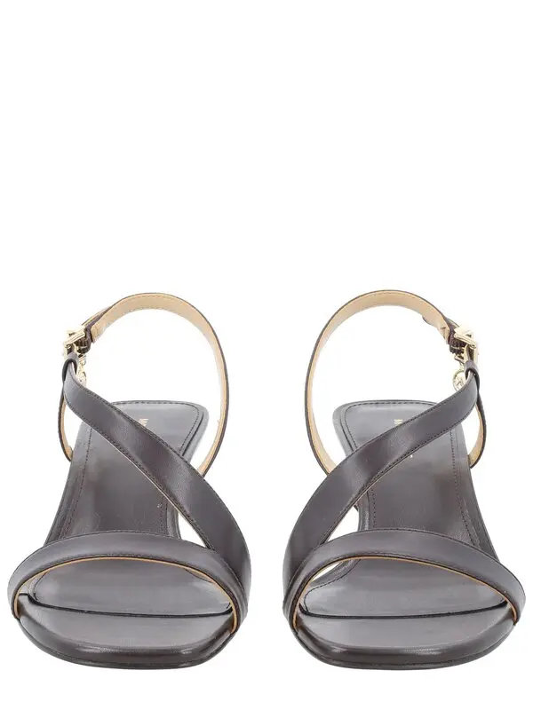 Michael Kors Jaida Heel Sandals - Brown