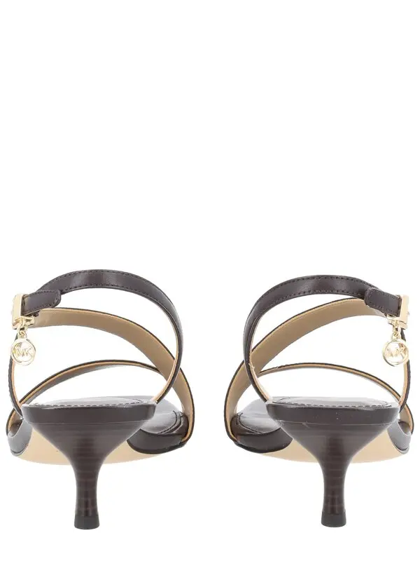Michael Kors Jaida Heel Sandals - Brown