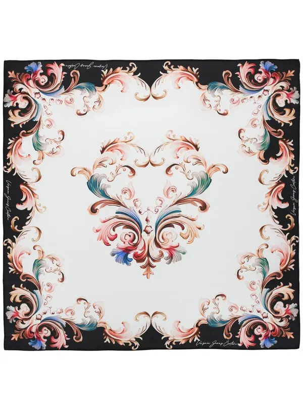 Versace Silk Foulard - White