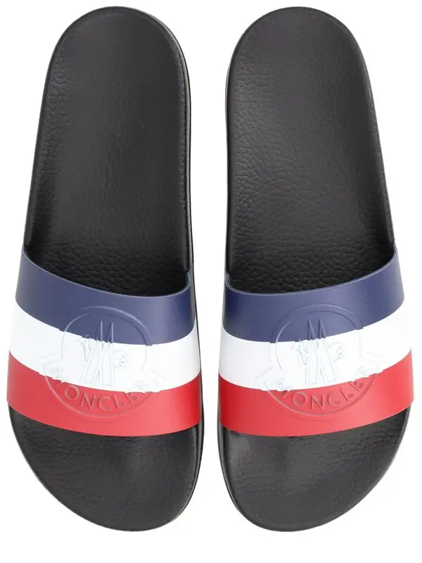 Moncler Basile Slides - Black