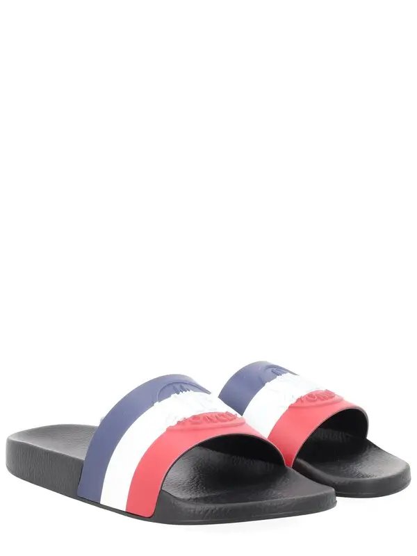 Moncler Basile Slides - Black