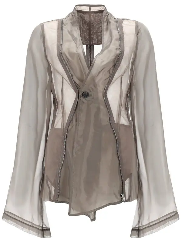 Rick Owens Giacca Monopetto Stag - Grey