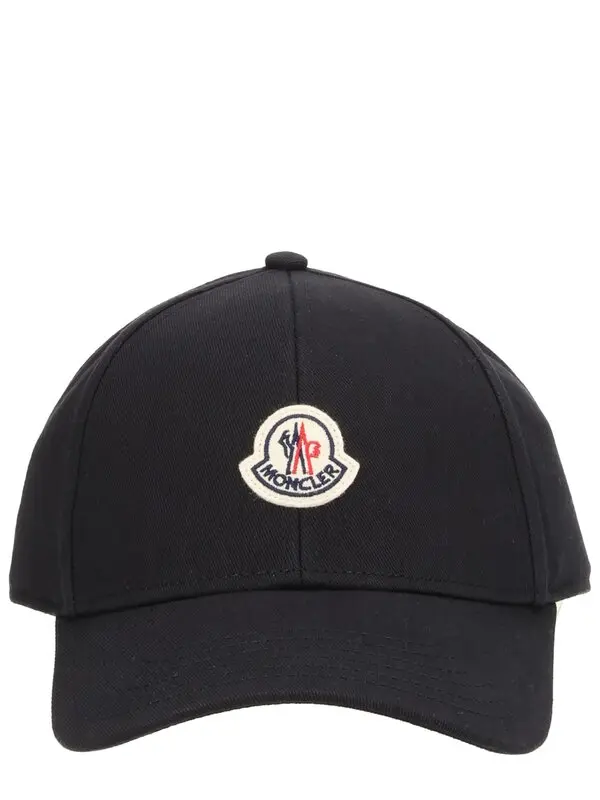 Moncler Logo Baseball Cap - Black
