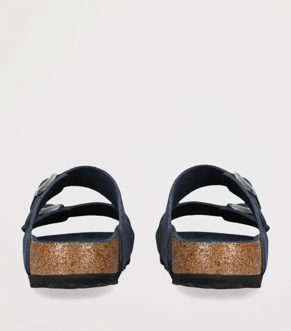 BIRKENSTOCK Suede Arizona Sandals - Navy