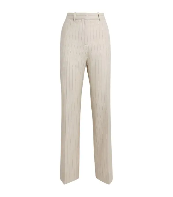 Acne Studios Wool Pinstripe Straight Trousers