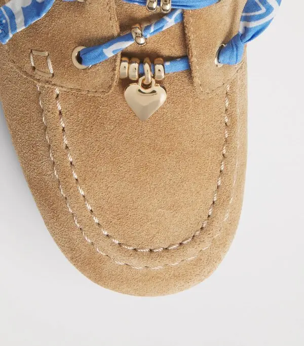 Maje Suede Boat Shoes