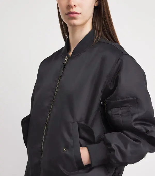 ANINE BING Leon Bomber Jacket - Black
