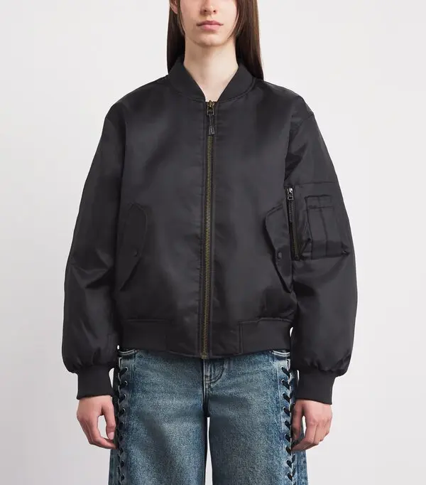 ANINE BING Leon Bomber Jacket - Black