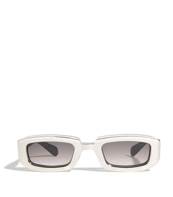 JACQUES MARIE MAGE Titanium Ryder Sunglasses - Silver