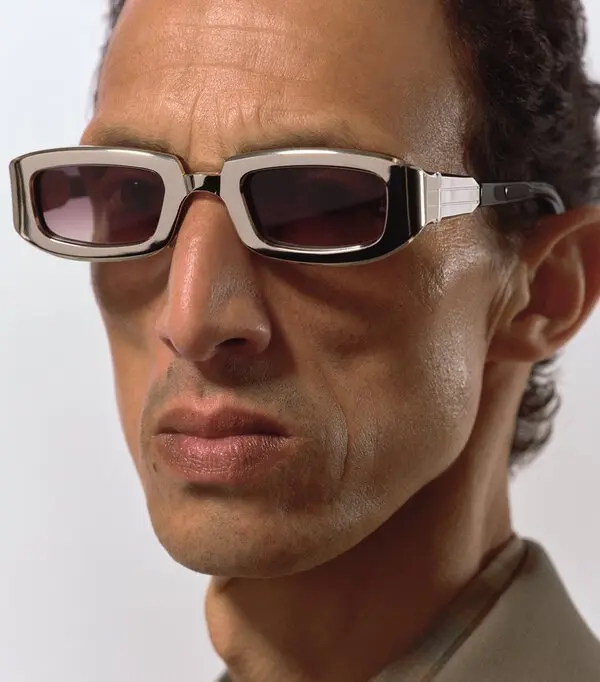 JACQUES MARIE MAGE Titanium Ryder Sunglasses