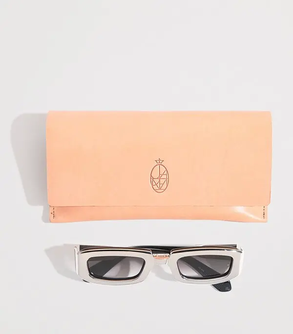 JACQUES MARIE MAGE Titanium Ryder Sunglasses