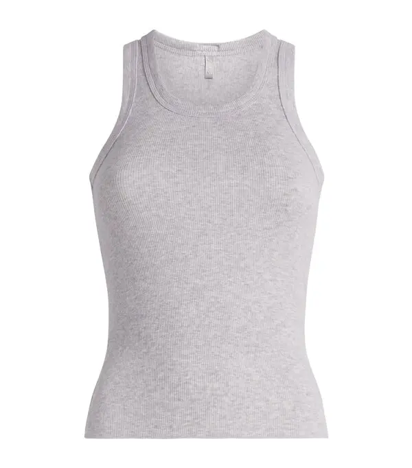 SKIMS Cotton Ribbed Cropped Tank Top
