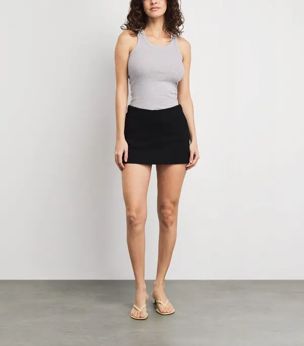 SKIMS Cotton Ribbed Cropped Tank Top