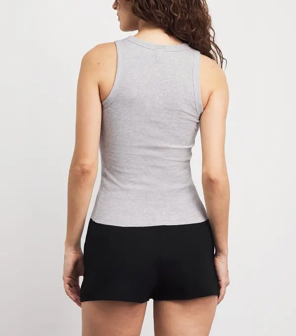 SKIMS Cotton Ribbed Cropped Tank Top