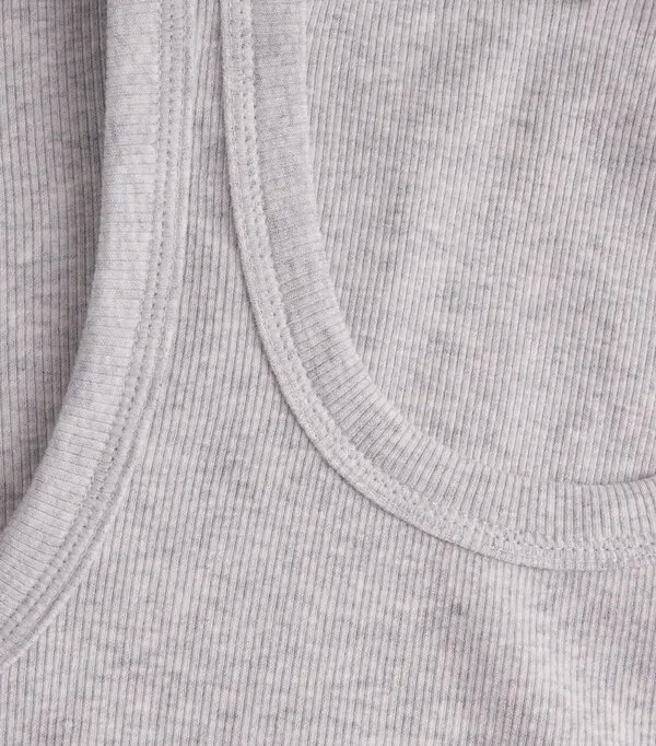 SKIMS Cotton Ribbed Cropped Tank Top