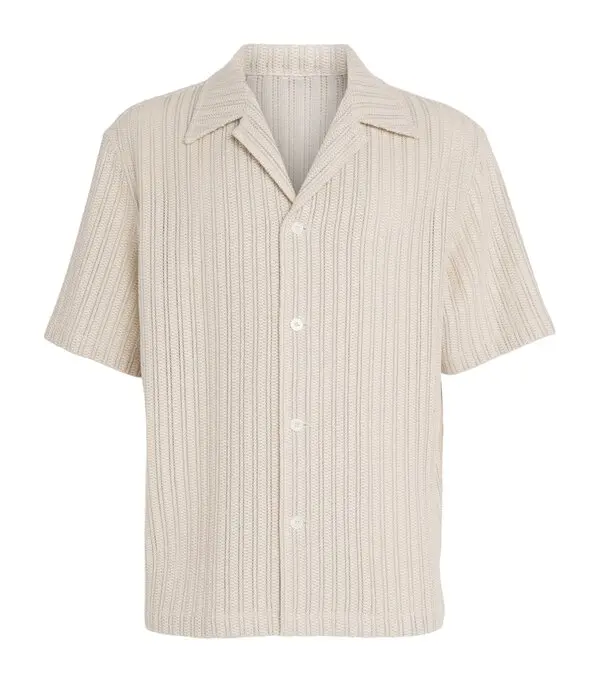 SYSTEM Knitted Short-sleeve Shirt