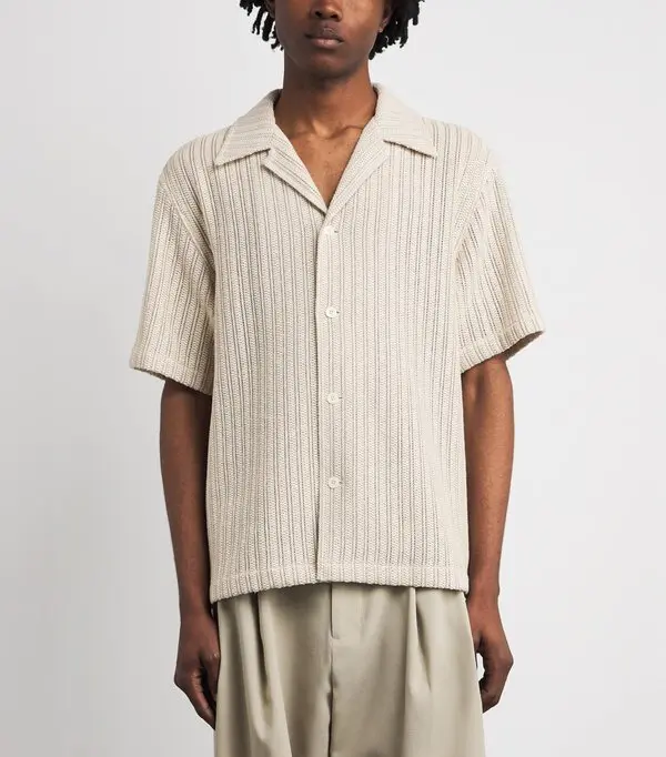 SYSTEM Knitted Short-sleeve Shirt