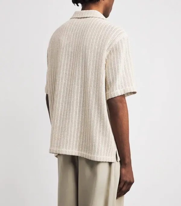 SYSTEM Knitted Short-sleeve Shirt